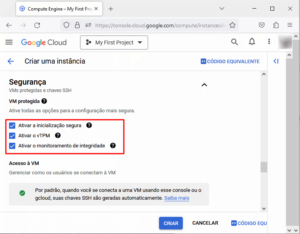 Tutorial criar servidor nível gratuito no Google Cloud / Compute Engine ...